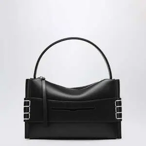 JW Anderson Loafer Bag In Calfskin Leather - Black