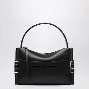 JW Anderson Loafer Bag In Calfskin Leather - Black