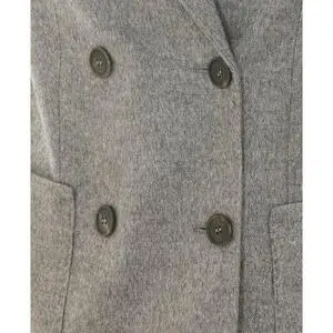 Max Mara Tailored Double-breasted Jacket - Gray