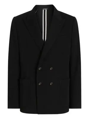 Dolce & Gabbana Double-breasted Wool Blazer - Blue