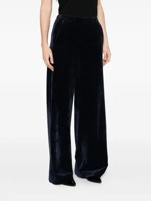 FORTE_FORTE Velvet High-waisted Trousers