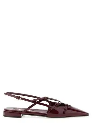 Miu Miu Patent Leather Slingback Shoes - Multicolor