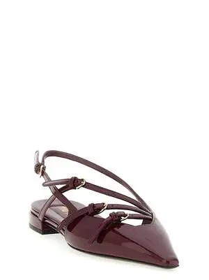 Miu Miu Patent Leather Slingback Shoes - Multicolor