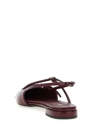 Miu Miu Patent Leather Slingback Shoes - Multicolor