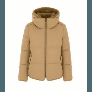 YVES SALOMON Mink Fur Trimmed Quilted Down Jacket - Brown