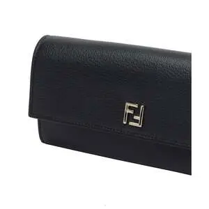 Fendi Ff Continental Wallet With Chain
