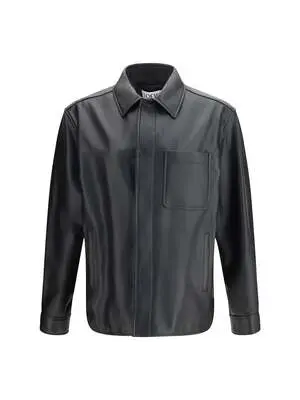Loewe Leather Jacket - Black