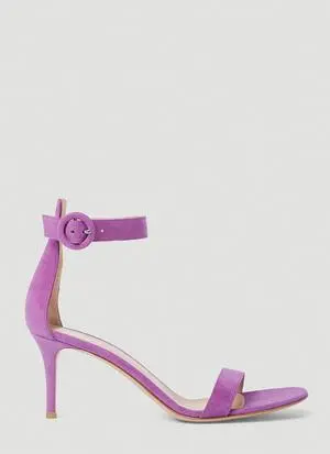 GIANVITO ROSSI Portofino High Heel Sandals - Pink