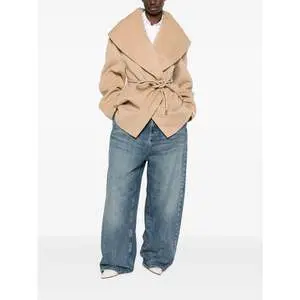 Sportmax Neutrals Coats Oversized Coats