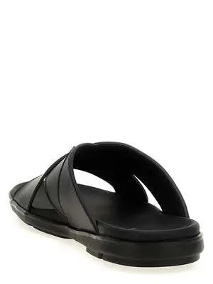Prada Logo Sandals