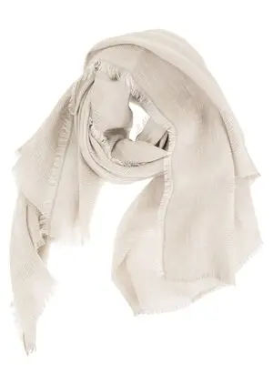 MAX MARA Max Mara Women Mxasenior - Max Mara Scarf With Monogram Jacquard Embroidery