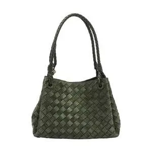 Bottega Veneta Parachute Handbag - Green