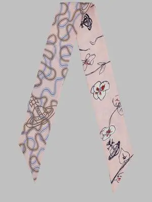 VIVIENNE WESTWOOD Beandeau Flower & Orbs - Pink
