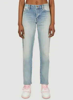 Saint Laurent Boyfriend Jeans - Blue