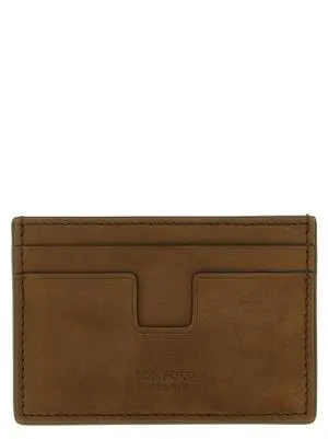 TOM FORD T Line' Card Holder - Brown