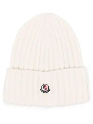 Moncler Logo Wool Beanie