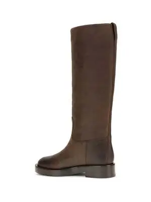 Paris Texas Napa Leather High Boots - Brown