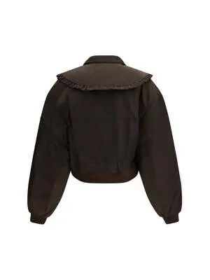 GANNI Duchesse Nylon Bomber Jacket