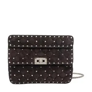 Valentino Garavani Rockstud Spike Crossbody Bag - Brown