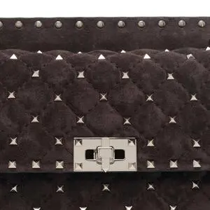 Valentino Garavani Rockstud Spike Crossbody Bag - Brown