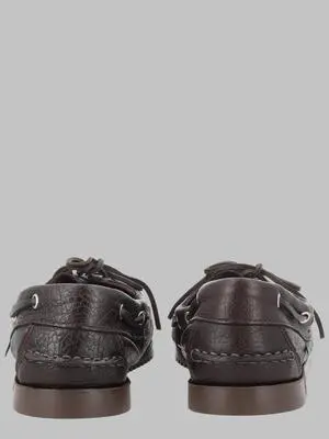 Paraboot Leather Mocassino Barth - Brown