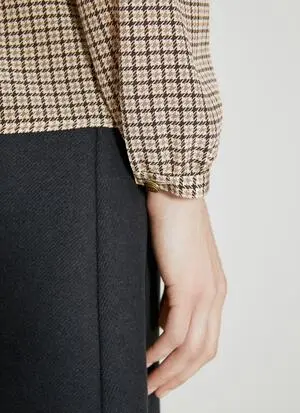 Prada Jacquard Crepe De Chine Shirt