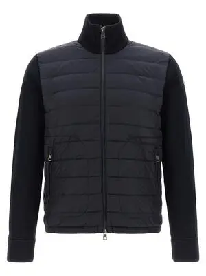 Moncler Padded Cardigan - Blue
