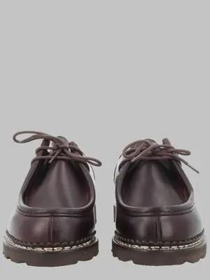 Paraboot Leather Stringata Michael Shoes - Brown