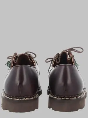 Paraboot Leather Stringata Michael Shoes - Brown