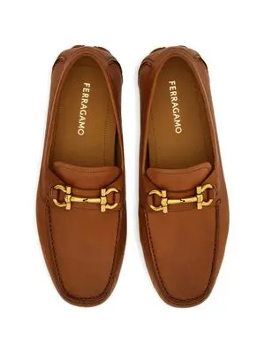 FERRAGAMO Leather Driver Shoes
