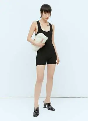 Bottega Veneta Textured Crepe Jumpsuit - Black