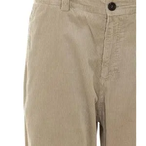 Brunello Cucinelli Wide Leg Velvet Pants - Cream