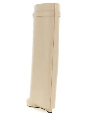 Givenchy Shark Pinch Boots - Cream