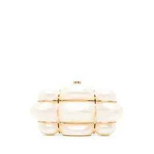 Cult Gaia Neutrals Clutch Bags - Cream