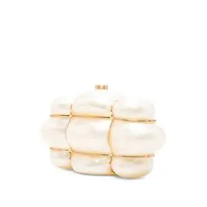 Cult Gaia Neutrals Clutch Bags - Cream