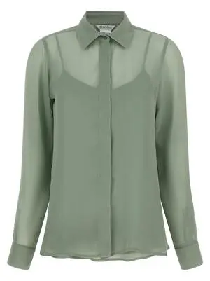Max Mara Silk Crêpe De Chine Shirt