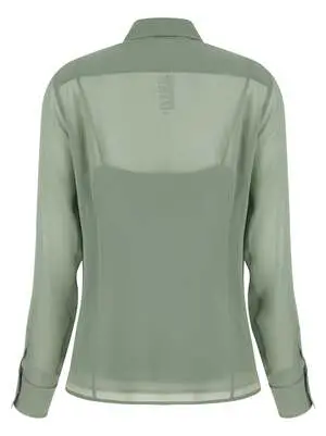 Max Mara Silk Crêpe De Chine Shirt