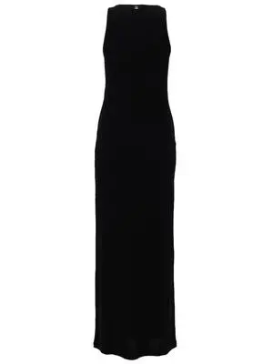Rabanne Sequin Palm Detail Maxi Dress
