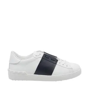 Valentino Garavani Open Leather Sneakers - Black