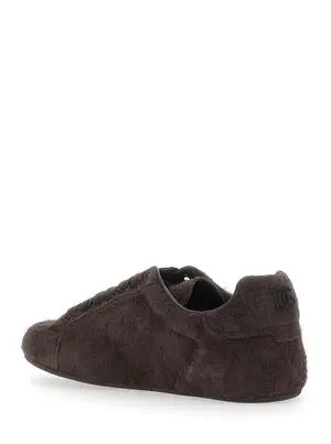 Dolce & Gabbana Portofino Suede Sneakers - Brown