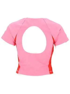 Casablanca Top Con Monogram - Pink