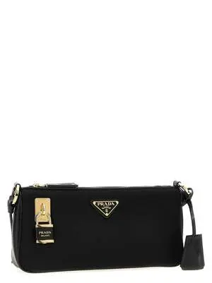 Prada Re-nylon Small Shoulder Bag - Black