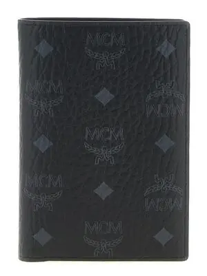 Mcm Ottomar' Passport Holder - Black