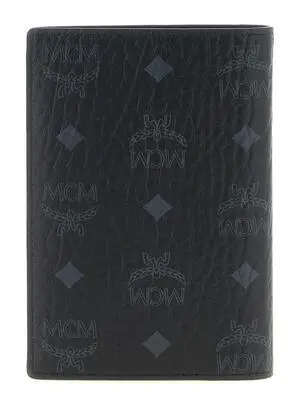 Mcm Ottomar' Passport Holder - Black