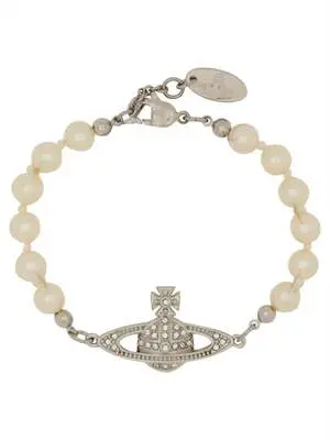 VIVIENNE WESTWOOD Bracciale Mini Bas Relief - Silver