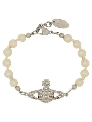 VIVIENNE WESTWOOD Bracciale Mini Bas Relief - Silver