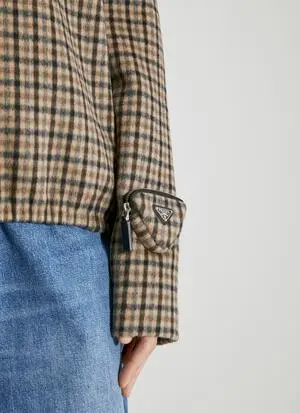 Prada Cashgora Check Top