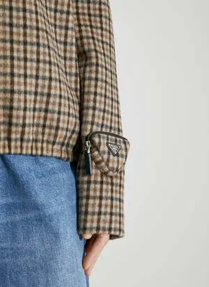 Prada Cashgora Check Top