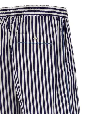 Dolce & Gabbana Striped Bermuda Shorts - Blue