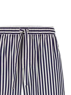 Dolce & Gabbana Striped Bermuda Shorts - Blue
